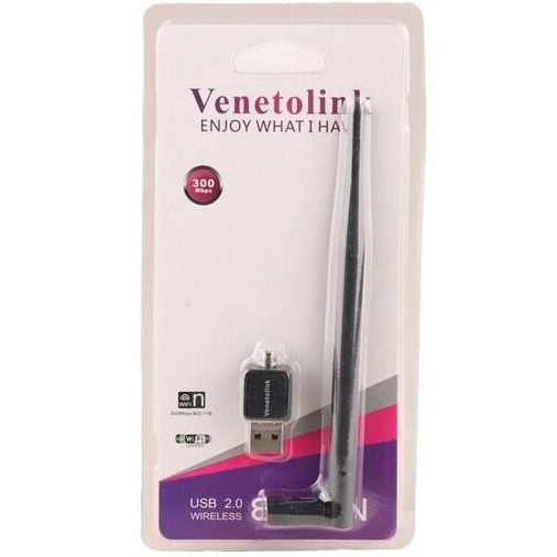 خرید و قیمت کارت شبکه بی سیم وای فا آنتن دار Venetolink مناسب کامپیوتر لپتاپ | ترب