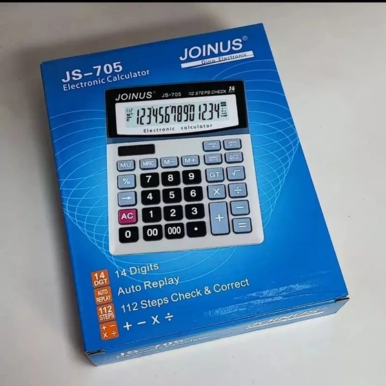خرید و قیمت ماشین حساب JOINUS مدل JS-705 ماشین حساب حسابداری ماشین حساب سه صفر | ترب