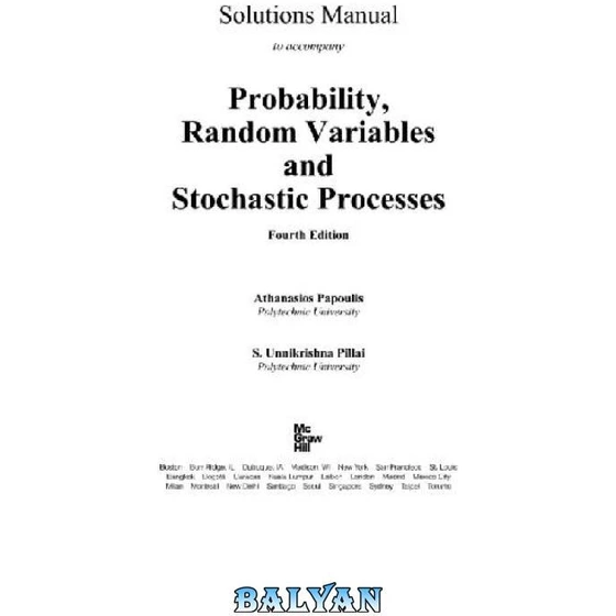 خرید و قیمت دانلود کتاب Probability, random variables, stochastic processes: solution manual | ترب
