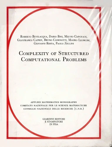 خرید و قیمت دانلود کتاب Complexity Of Structured Computational Problems