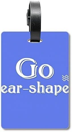 خرید و قیمت Interesting Catchword Pear Shaped Suitcase Bag Tag Luggage ...