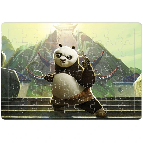 خرید و قیمت پازل 54 تکه طرح پاندا کونگ فوکار مدل P987 ا تهیه شده از ...
