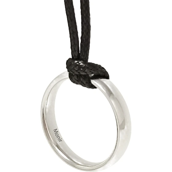 خرید و قیمت گردنبند گیوی مدل حلقه اسم منیر کد AR 0359 | ترب