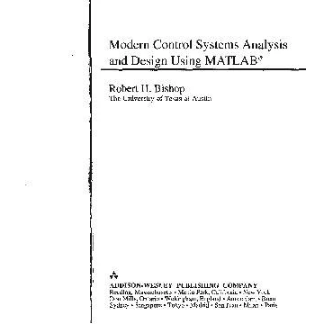 خرید و قیمت دانلود کتاب Modern Control Systems Analysis and Design Using Matlab 224th | ترب