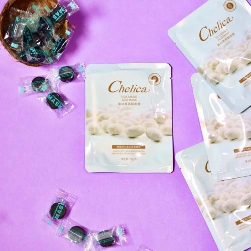 خرید و قیمت ماسک ورقه ای صورت پیله ابریشم Chelica | ترب