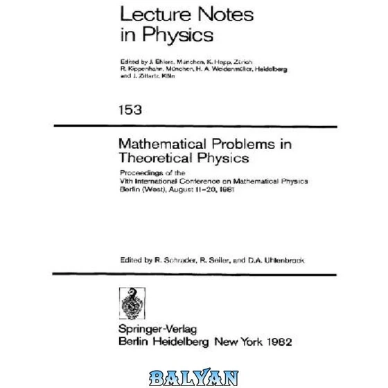 خرید و قیمت دانلود کتاب Mathematical Problems in Theoretical Physics | ترب