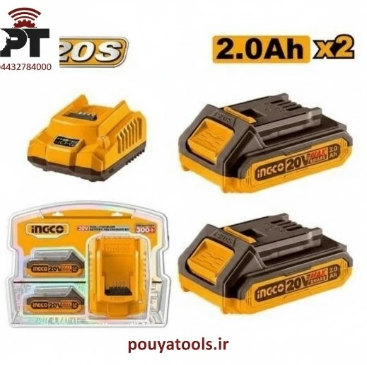 خرید و قیمت پک 2باطری و 1شارژر 2امپر اینکو مدل: FBCPK1222 | ترب