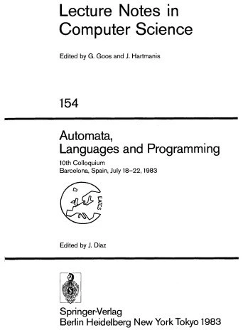 خرید و قیمت دانلود کتاب Automata, Languages and Programming: 10th ...