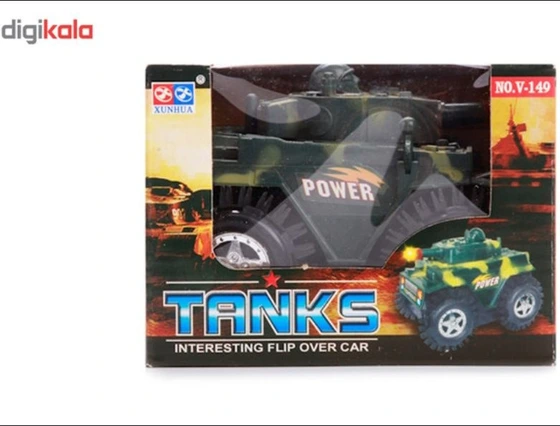 خرید و قیمت تانک اسباب بازی مدل tumbling tank باطری خور | ترب