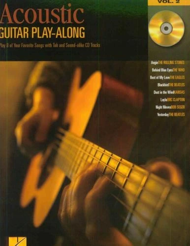 خرید و قیمت دانلود کتاب Guitar Play-Along Vol. 2 - Acoustic (Book) | ترب
