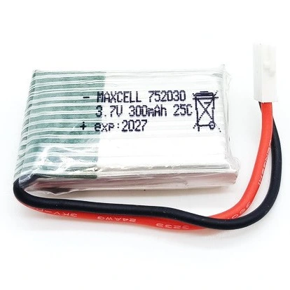 خرید و قیمت باتری لیتیوم پلیمر ۳.۷ ولت ۳۰۰ میلی آمپر MAXCELL | ترب