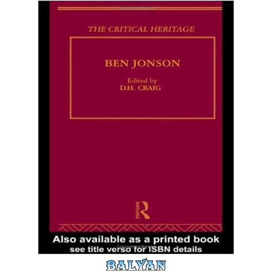 خرید و قیمت دانلود کتاب Ben Jonson: The Critical Heritage | ترب