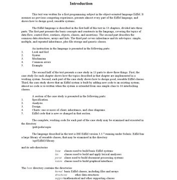 خرید و قیمت دانلود کتاب Object-oriented programming in Eiffel 1993 | ترب