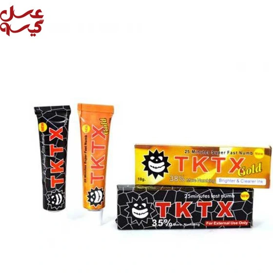خرید و قیمت پماد بی حسی تاتو تیکاتیکس Tktx در رنگ های مختلف کد1851 ترب