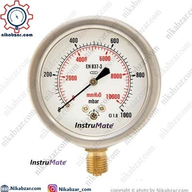 خرید و قیمت مانومتر میلی بار اینسترومیت InstruMate صفحه 6 سانت عمودی 1000 میلی بار | ترب