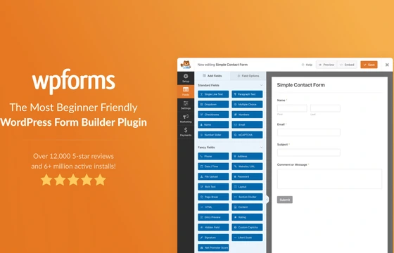 خرید و قیمت WPForms Elite v1.8.6 | ترب
