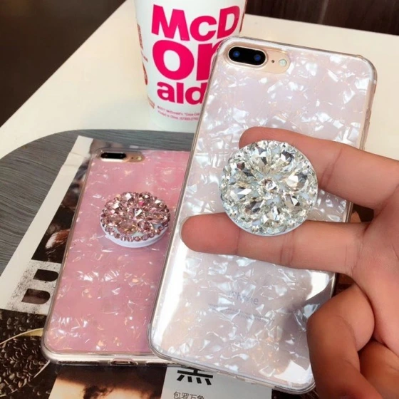 خرید و قیمت پاپ سوکت نگین دار Big Diamond Pop Socket | ترب