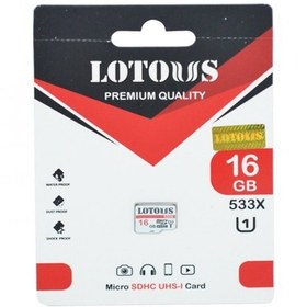خرید و قیمت میکرو SD ظرفیت 16 گیگ مدل Lotous 533X | ترب