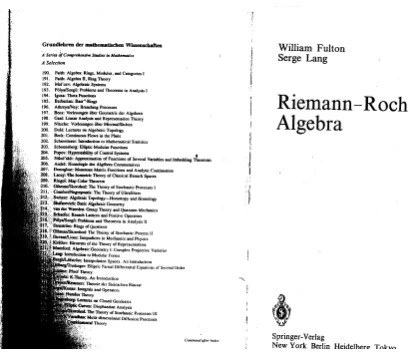 خرید و قیمت خرید و دانلود نسخه کامل کتاب Riemann-Roch Algebra | ترب