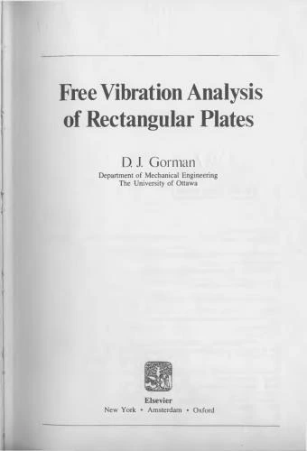 خرید و قیمت دانلود کتاب Free Vibration Analysis of Rectangular Plates | ترب