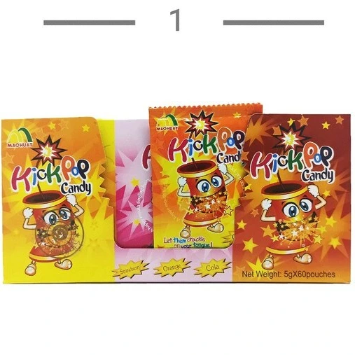خرید و قیمت آدامس جرقه ای کیک پاپ Kick Pop بسته 60 تایی 300 گرم | ترب