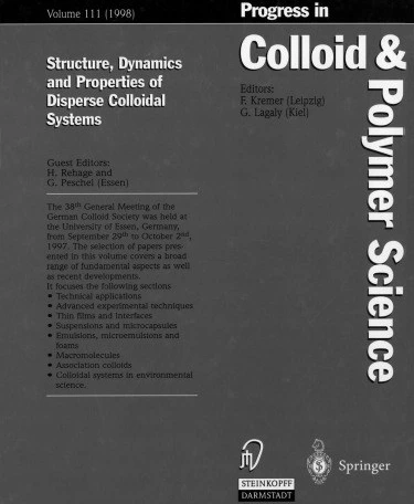 خرید و قیمت دانلود کتاب Structure, Dynamics and Properties of Disperse Colloidal Systems 1998 | ترب