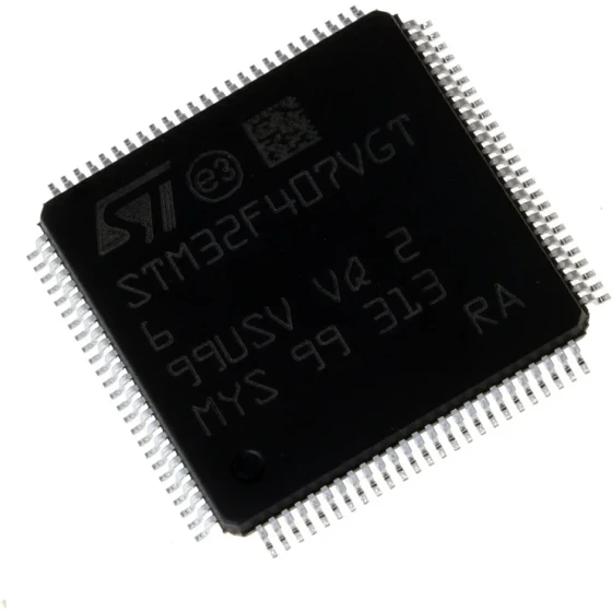 خرید و قیمت میکروکنترلر LQFP-100 SMD STM32F407VGT6 ARM | ترب