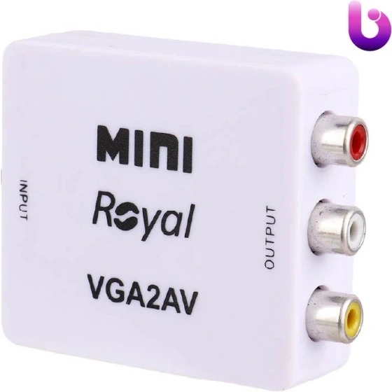 خرید و قیمت تبدیل Royal Mini AV to VGA | ترب
