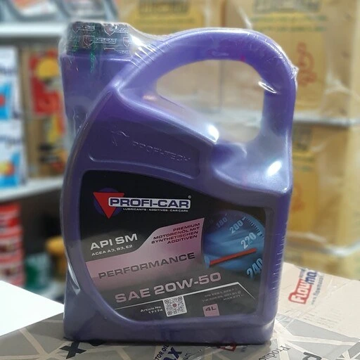 خرید و قیمت روغن موتور پروفیکار مدل 20W50 SMحجم 4 لیتر(تضمین اصالت کالا) | ترب