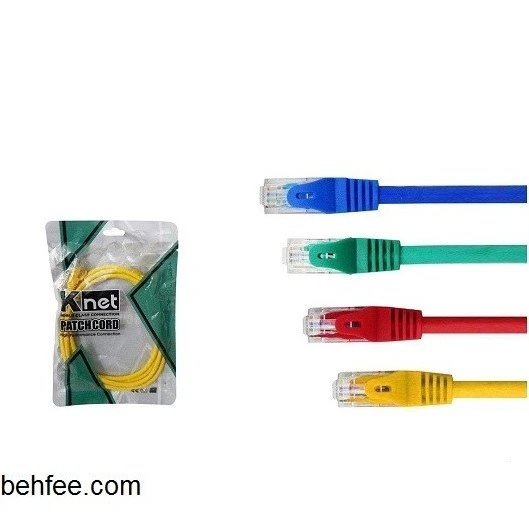 خرید و قیمت کابل پچ کورد3 متری K-NET CAT6 UTP | ترب