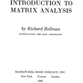 خرید و قیمت دانلود کتاب Introduction to Matrix Analysis [2nd ed] | ترب