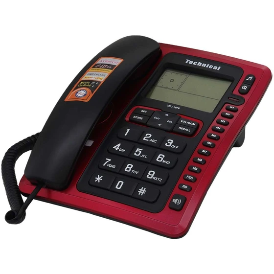 خرید و قیمت تلفن تکنیکال مدل TEC-1076 | ترب