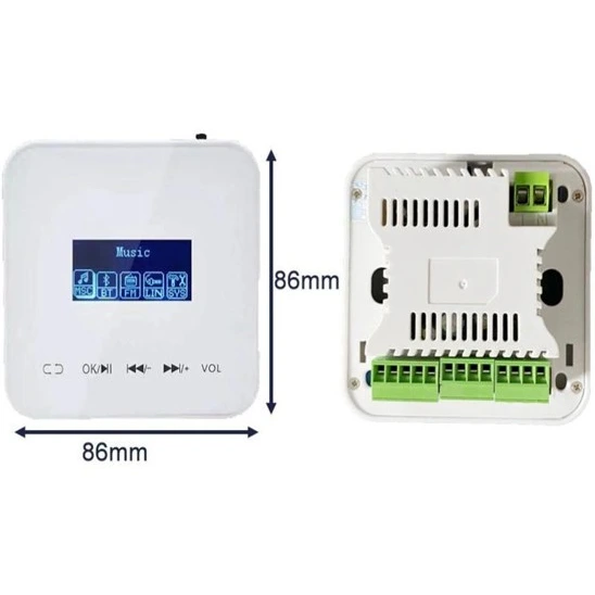 خرید و قیمت آمپلی فایر دیواری موکو مدل MOCO MO-202 | ترب