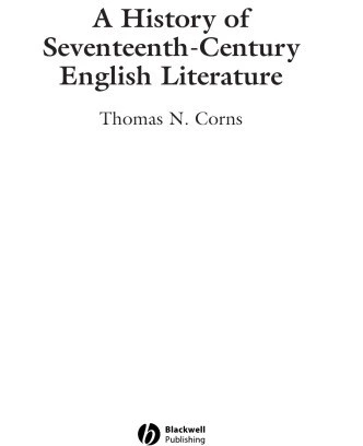 خرید و قیمت دانلود کتاب A History of Seventeenth-Century English Literature (Blackwell History ...