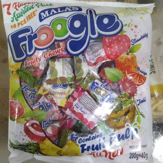 خرید و قیمت تافی میوه ای (froogle) 500 گرمی | ترب