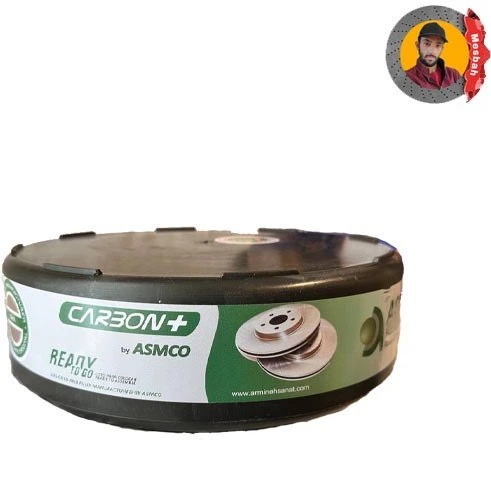 خرید و قیمت دیسک ترمز جلو پژو 206 تیپ 2 قبل سال 92 برند آسمکو(ASMCO) | ترب