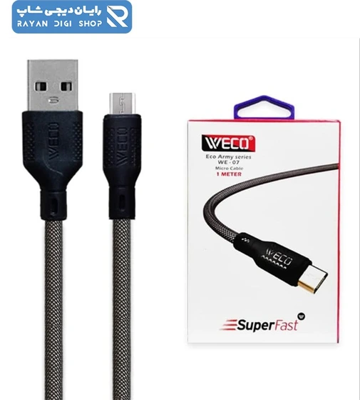 خرید و قیمت کابل شارژ میکرو WECO WE-07 | ترب