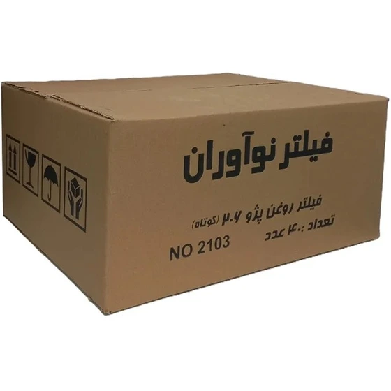 خرید و قیمت فیلتر روغن خودرو برند نوآوران مناسب پژو 206 - پژو 207 - رانا - رانا پلاس - H30 Cross ...