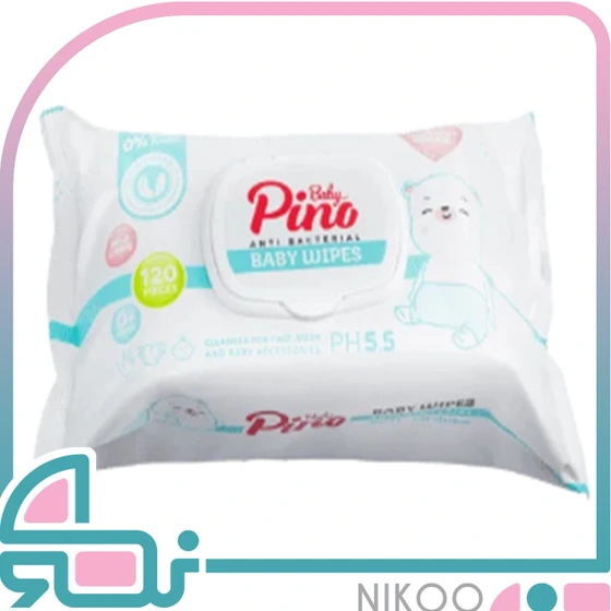 خرید و قیمت دستمال مرطوب کودک پینو بیبی pino baby مدل آنتی باکتریال | ترب