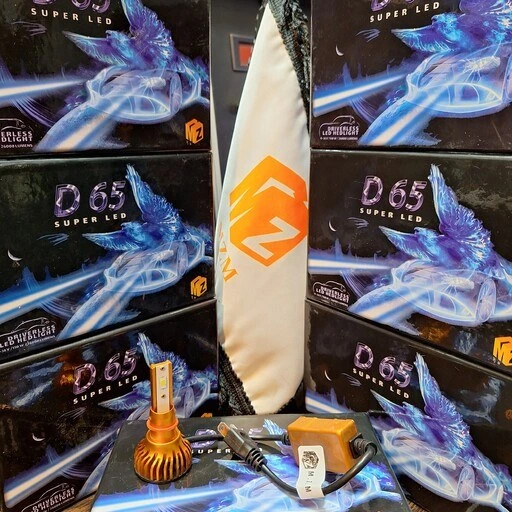 خرید و قیمت هدلایت MZM مدل D65 پایه 9005 تک رنگ سفید 1 سال گارانتی | ترب