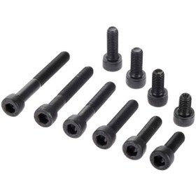 خرید و قیمت پیچ آلن M3 به طول 30mm نیم رزوه مشکی(بسته 10 عددی) | ترب