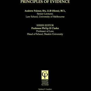 خرید و قیمت دانلود کتاب Principles of Australian Evidence ویرایش 1 | ترب