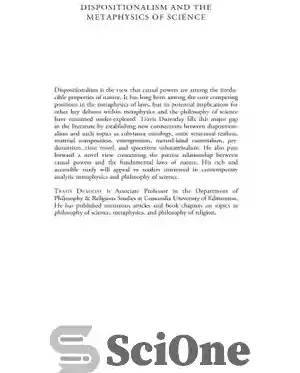 خرید و قیمت دانلود کتاب Dispositionalism and the metaphysics of science ...