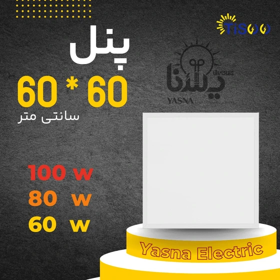 خرید و قیمت پنل 100 وات 60 در 60 مربع برند تیسو TISOO | ترب