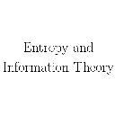 خرید و قیمت دانلود کتاب Entropy and Information Theory | ترب