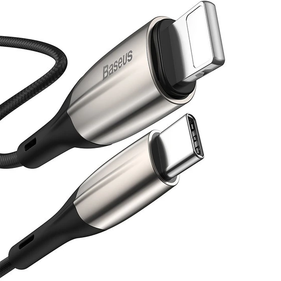 خرید و قیمت کابل تبدیل USB-C به لایتنینگ باسئوس مدل Baseus Horizontal ...