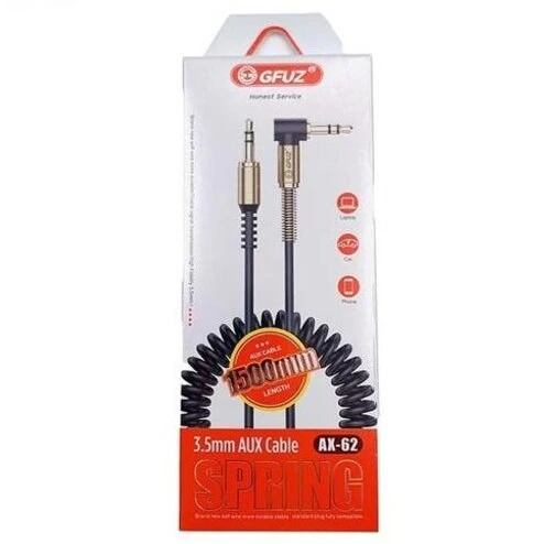 خرید و قیمت کابل Aux GFUZ سرکج فنری مخصوص ضبط ماشین | ترب