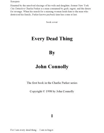 خرید و قیمت دانلود کتاب Every Dead Thing 1999 | ترب