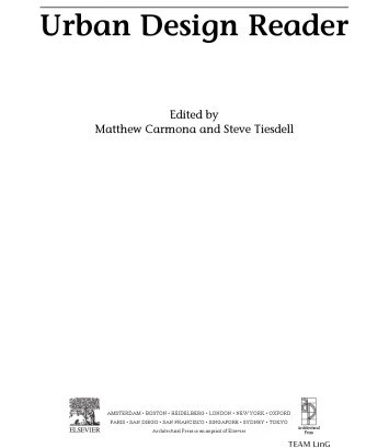 خرید و قیمت دانلود کتاب Urban design reader 2007 | ترب