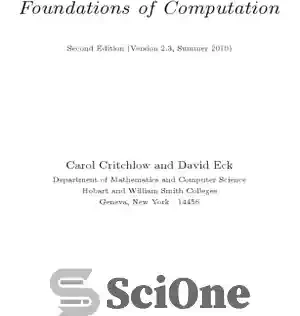 خرید و قیمت دانلود کتاب Foundations of computation - مبانی محاسبات | ترب
